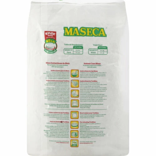 Shop Small Classic MASECA Flour, Corn Masa, Instant, 25 Pound at ...
